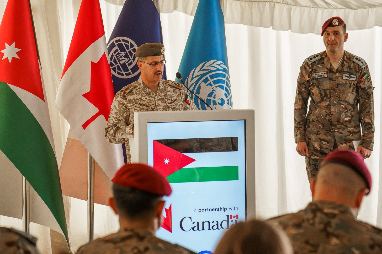 IOM , Canadian Embassy launch new project to support female soldiers in ...