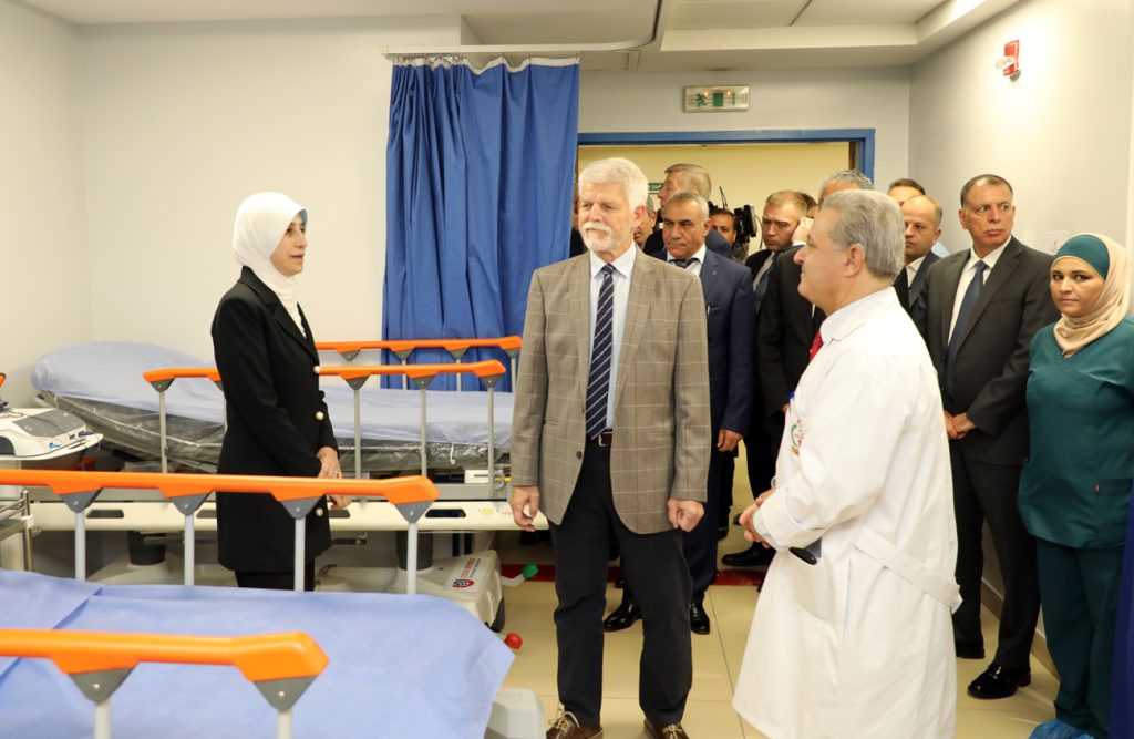 Czech President visits Al Bashir Hospitals, Khalidi , JODDB, and Petra ...