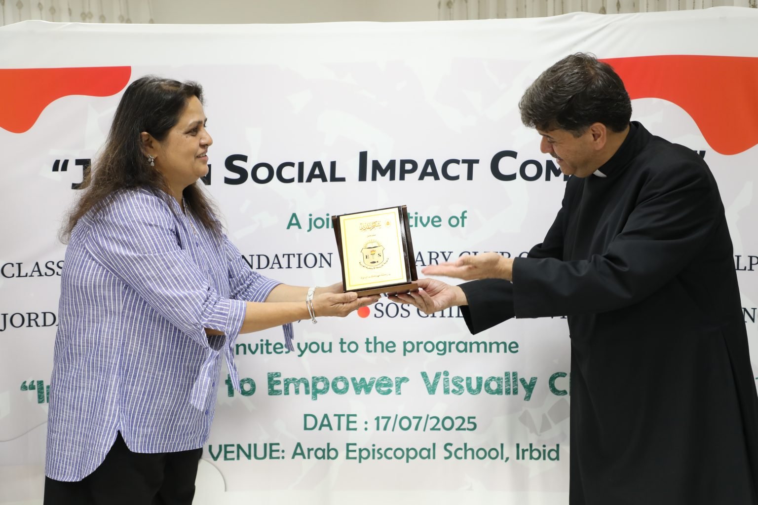 Book-reading device donated to visually impaired students in Irbid ...